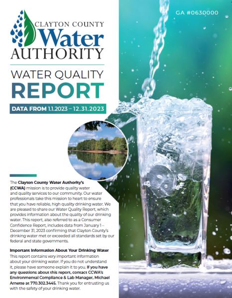 Water Quality Reports – Clayton County Water Authority